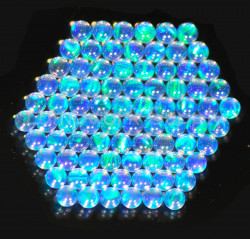 2mm Blue Sphere Opal - Kyocera