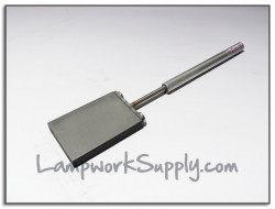 2" X 3" Graphite Paddle with Aluminum Handle - Griffin Glass Tools