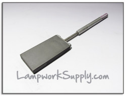 2" X 4" Graphite Paddle with Aluminum Handle - Griffin Glass Tools