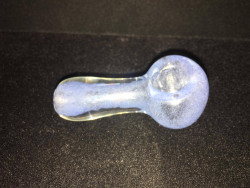 4 oz BoroGlow Glass Powder - Steel Blue Glow - UV Reactive