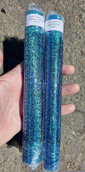 Green Gold Dichroic over Cobalt Blue Tubing - DREAM Tubing Co.