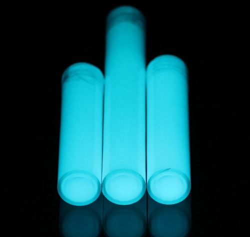 BoroGlow Pink Glow In The Dark Glass Tube - UV Reactive Aqua Glow ...