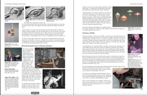 Contemporary Lampworking Fourth Edition Volume 1 & 2 Set by Bandhu Scott Dunham