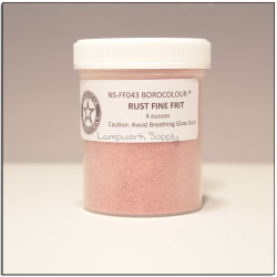 Rust Fine Frit 4 oz. (70 grade) - Northstar Glassworks