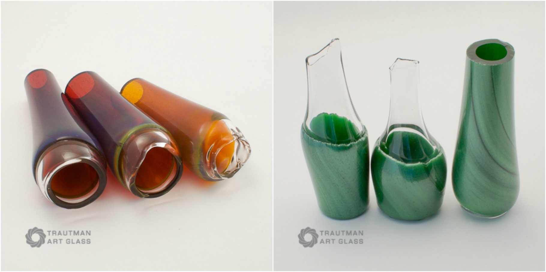 Trautman Art Glass Knuckles & Tube Ends