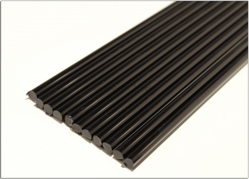 Opaque Black 9mm Rod - Chinese Glass Manufacturers